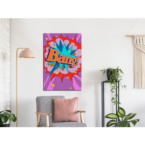 Image - Comic street art (1 part) - inscriptions colorées sur un fond ...