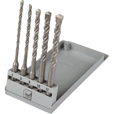 Top Tools SDS-Plus-Bohrer 5–12 mm – Set mit 5 Betonbohrern