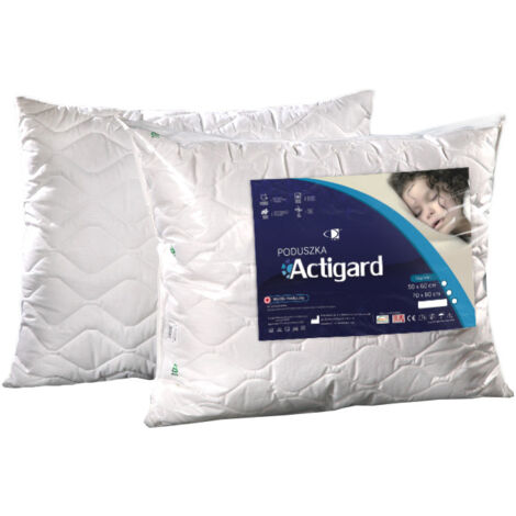 Antiallergisches Kissen 40x40 Actigard 0,25 kg weiß 100 % Baumwolle mit ...