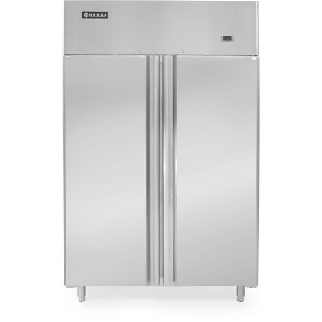 Kühlschrank 2-türiger Gastronomiekühlschrank Profi Line 900L - Hendi 233122