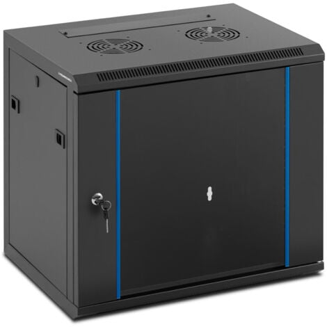 Hängender Server-Netzwerk-RACK-Schrank 19'' 9HE IP20 bis 60 kg 54x39x49 ...