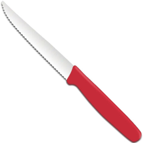 Tomatenmesser mit Wellenschliff 214 mm - rot