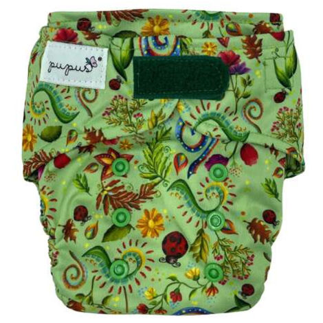 Windel mit Tasche IN THE MEADOW 5-15kg - Klettverschluss