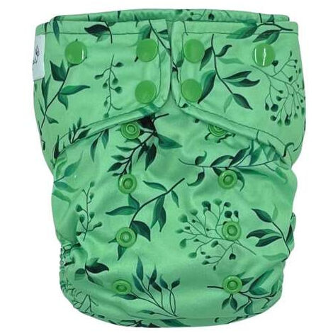 Zweireihige OS-Windel mit Tasche, MI GREEN