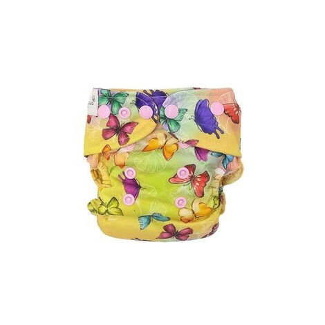 MINI OS Windel mit Tasche 4-11kg SCHMETTERLINGE
