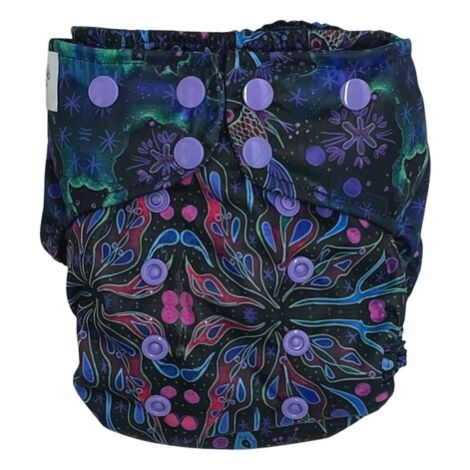 Zweireihige Windel mit OS-Tasche, NEON SPLASH