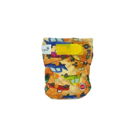 Windel mit Tasche AUTO 5-15kg - Klettverschluss