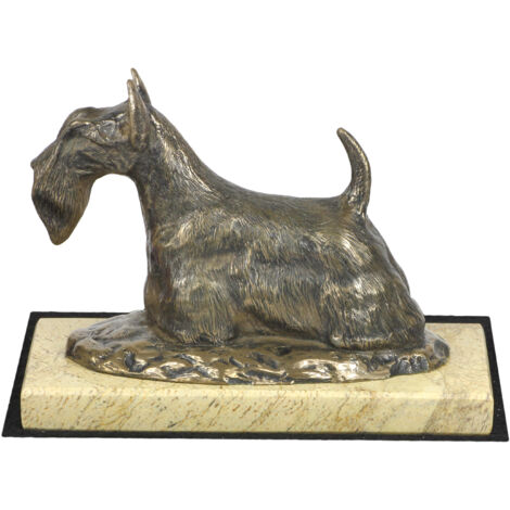 Scottish Terrier, Aberdeen Terrier - Hundestatuette, Hundesilhouette ...