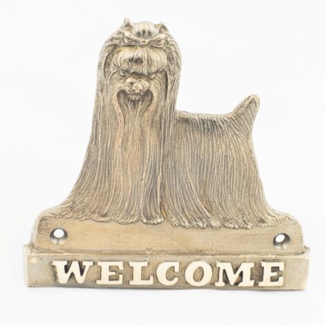 Yorkshire Terrier, York, York, Yorkie - Türschild mit Hund ...