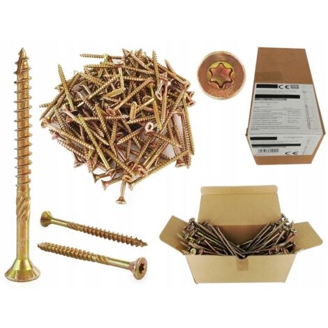 ZIMMERSCHRAUBEN FÜR HOLZ, KONISCH, ZIMMERSCHRAUBEN 4x50 TORX 200 Stk