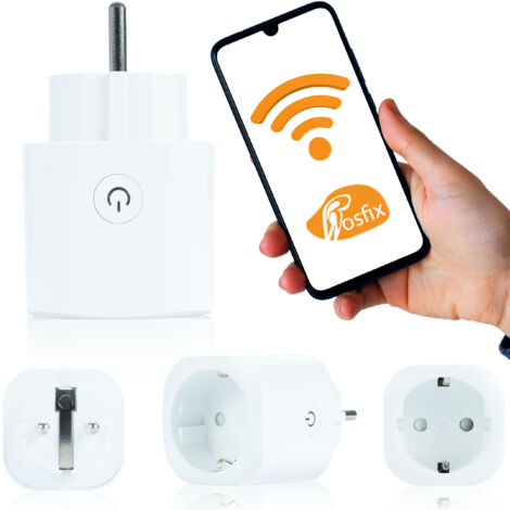 Intelligente WLAN-Steckdose mit Schalter