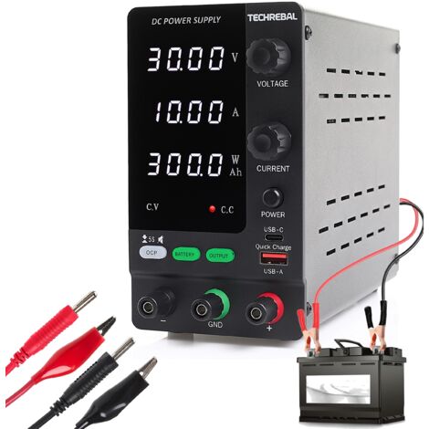 Techrebal SPPS-C3010C Labornetzteil mit Ladefunktion