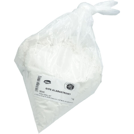 ALABASTER-Gips, sehr glatt, weiß, römische Szmal-Skulptur, 1 kg
