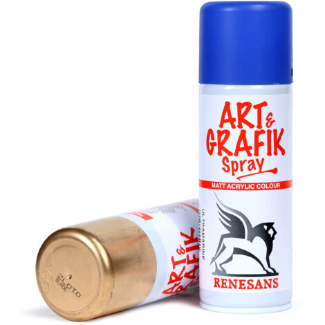 Acrylfarbe Spray MATT Effekt Aerosolmalerei Renesans WEISS 200ml