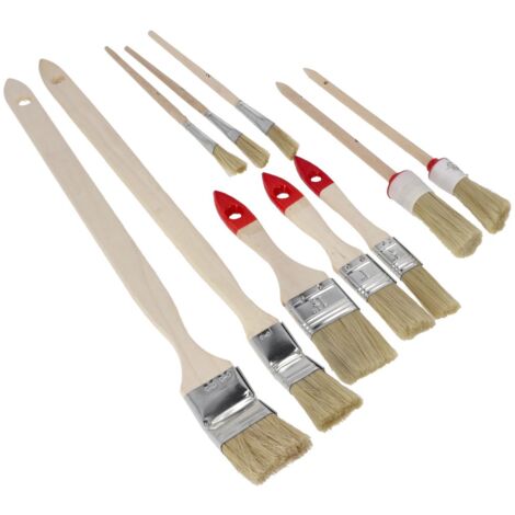 Malset Malpinsel 10 Stück, Farben auf Wasserbasis und andere