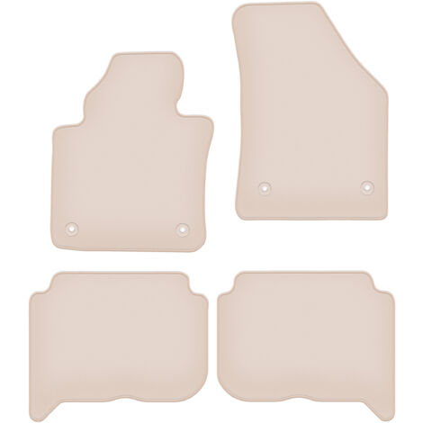 Beige Matten PREMIUM für: Volkswagen Touran I Minivan 2004-2010