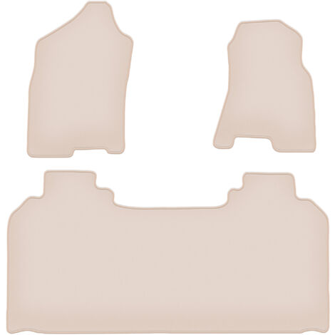 PREMIUM beige Fußmatten für: Dodge RAM 1500 long 2019