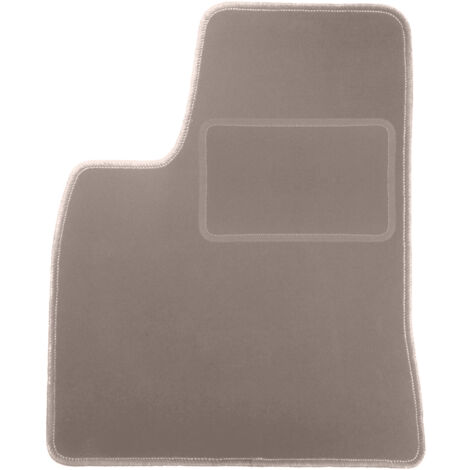 Beige Fahrermatte für: Tesla SI Limousine (2012-2016)