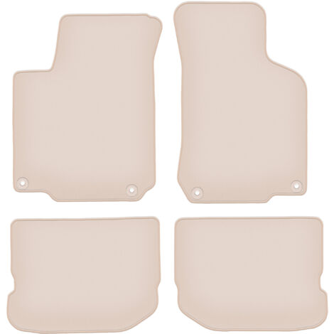 PREMIUM beige Fußmatten für: Volkswagen New Beetle Coupé, Cabrio 1997-2020