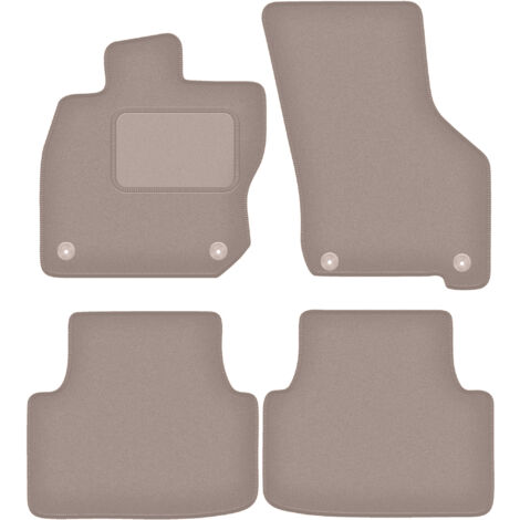 Beige Veloursmatten für: Skoda Audi A3 8Y MHEV 0 (2020-)