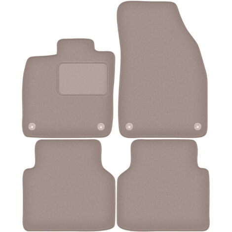 Beige Veloursmatten für: Skoda Enyaq iV SUV (2020-)