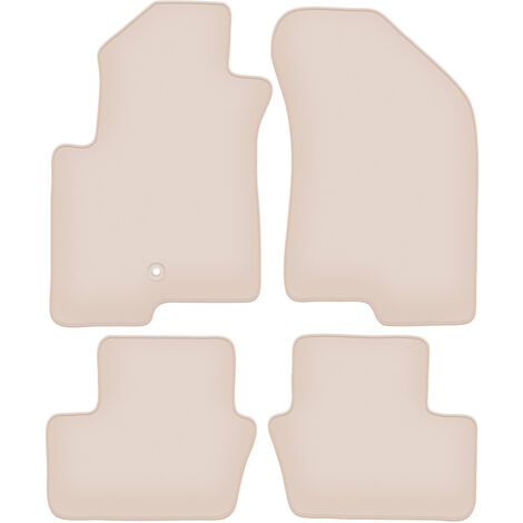PREMIUM beige Fußmatten für: Jeep Compass MK49 SUV 2007-2017