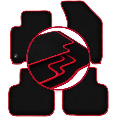 CARLUX-RED Auto-Fußmatten für: Dodge Journey JC49 Crossover (2007-2016)