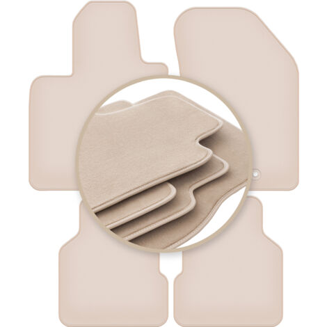 PREMIUM beige Fußmatten für: Jeep Compass II MP SUV 2017-