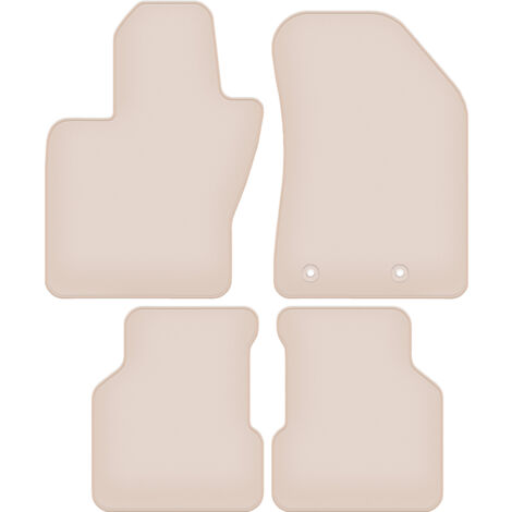 PREMIUM beige Fußmatten für: Jeep Compass II MP SUV 2017-