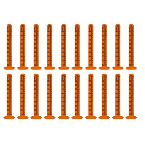 NEO-Marker für Estriche 100 mm - 20 Stück mit 3M-Klebeband