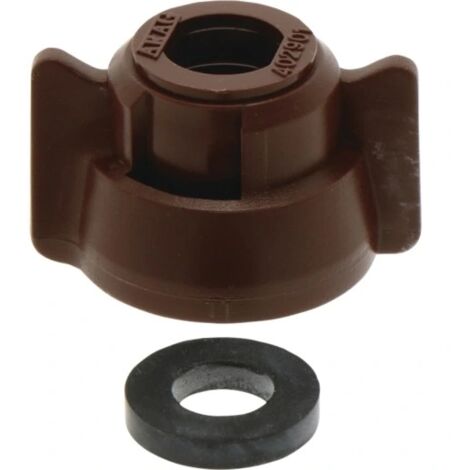 Teejet Quick Cap Braun