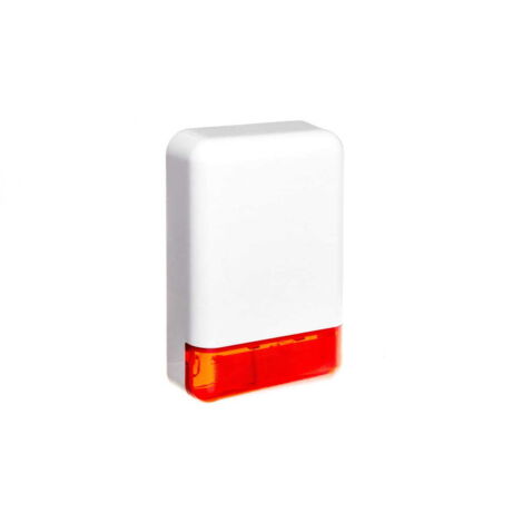 Optischer und akustischer Signalgeber, Außenbereich, rotes LED-Licht ...