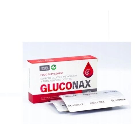 Gluconax Premium Kontrolle des Blutzuckerspiegels 30 Kapseln