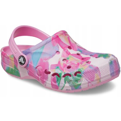 CROCS BAYA SAISONAL PRINTED CLOG KIDS 209728 C12EU 2930 CARNATION