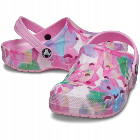 CROCS BAYA SAISONAL PRINTED CLOG KIDS 209728 C12EU 2930 CARNATION