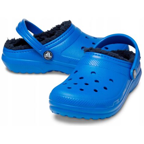 CROCS CLASSIC LINED CLOG KIDS 207010 C11EU 2829 BLAUER BOLZEN