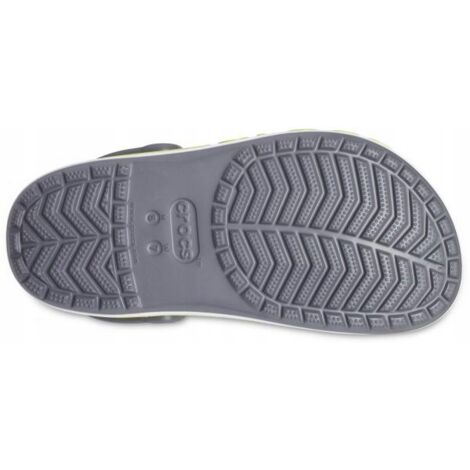 CROCS BAYABAND CLOG 205089 M8 I EU 4142 I W10 SLATE GREYLIME PUNCH