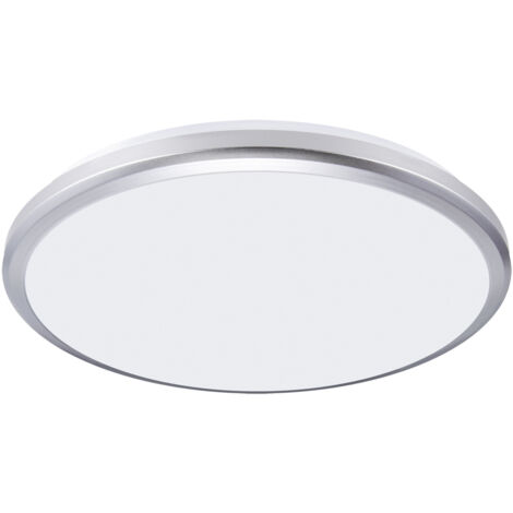 Hermetische LED-Deckenleuchte PLANAR 24W 4000K IP65 silber