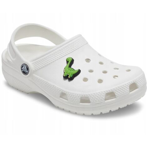 CROCS JIBBITZBoys Rule Green Dino NO SIZE Boys Rule Green Dino