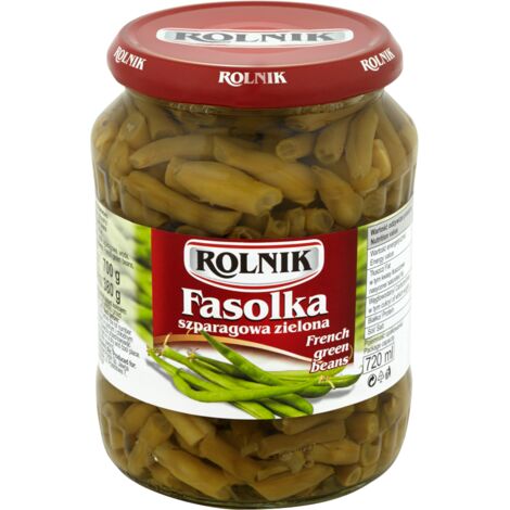 ROLNIK Grüne Bohnen 700g - Leckeres und praktisches Konservenfutter