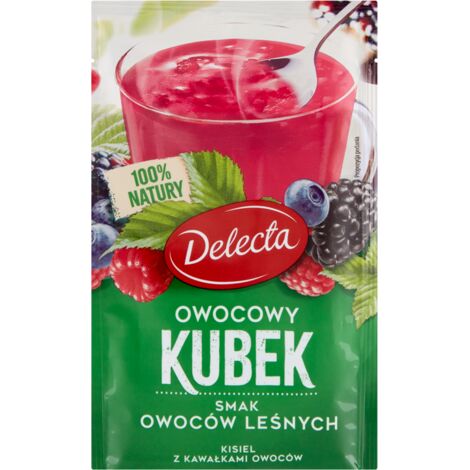 Delecta Fruit Cup Jelly mit Waldfruchtgeschmack 30 G