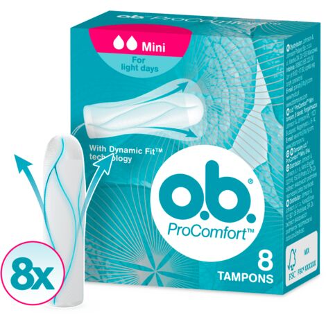 ob ProComfort Mini Tampons 8 Stk. – Komfort und Sicherheit