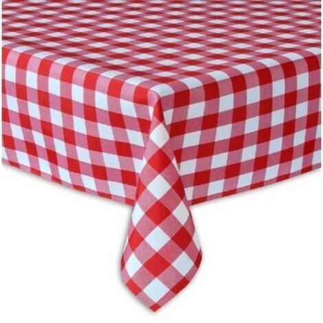 Tischdecke Rot Wei Kariert