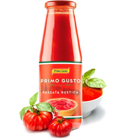 Primo Gusto Passata Rustica – 100 % italienische Tomaten, 690 g