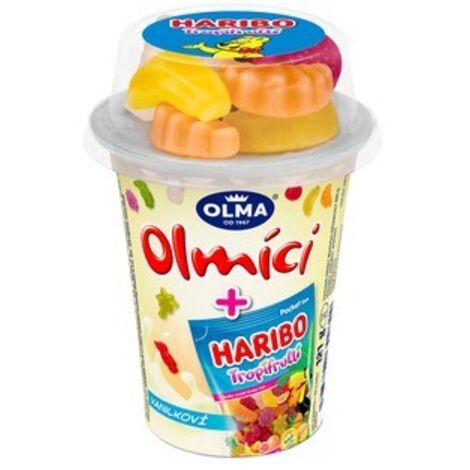 Olmici Vanillejoghurt mit Haribo Tropifrutti Gelees - 121g