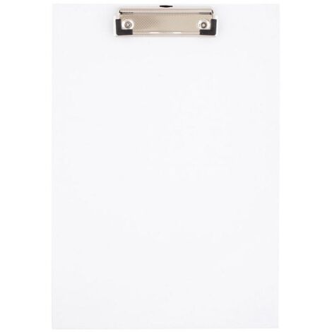 A4 PVC-Tafel mit Clip, weiß D.RECT