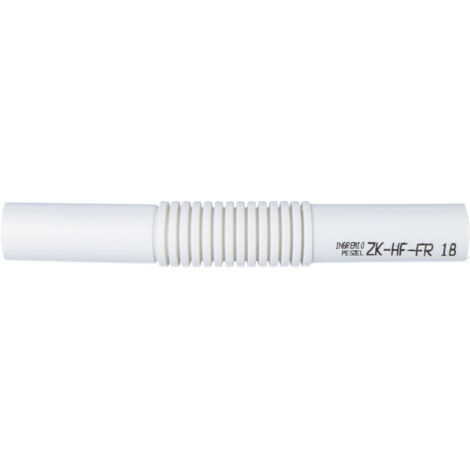 Verbinder für halogenfreie starre Rohre ZK-HF-FR25, weiß, VE = 50 Stück