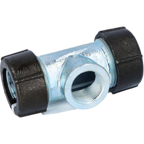 Gebo Quick QT 3/4" Kompressions-T-Stück für Stahlrohre