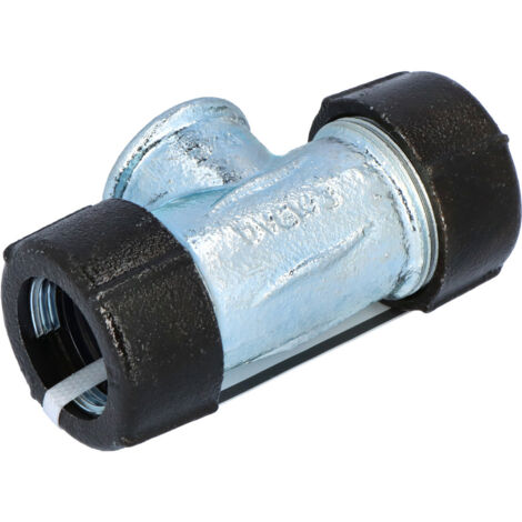 Gebo Quick QT 3/4" Kompressions-T-Stück für Stahlrohre