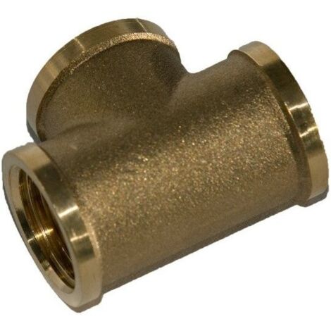 3/4" T-Stück mit Innengewinde aus Messing Online